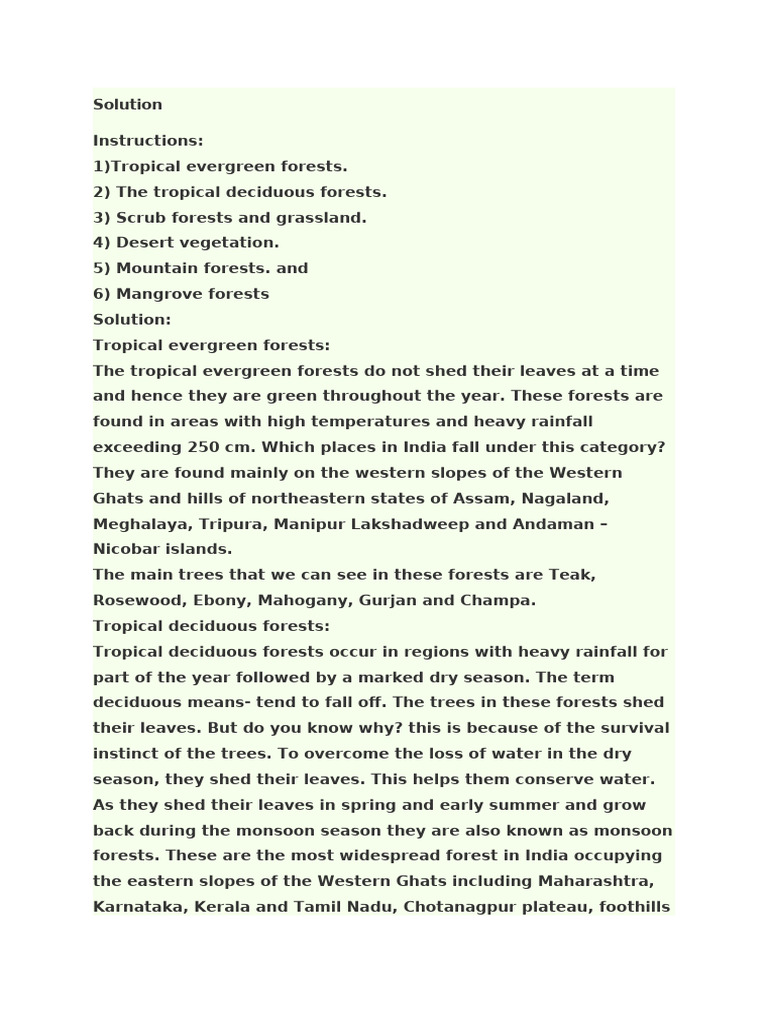 Forests Pdf Earth Sciences Trees