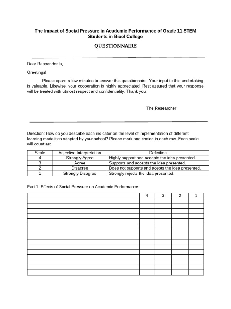 Questionnaire For PR | PDF