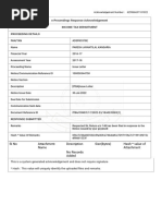 Form 10BA - ARN | PDF