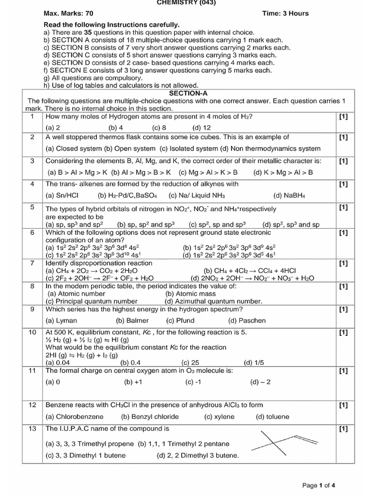 Paper-2&3 For Practice Final Exam | PDF