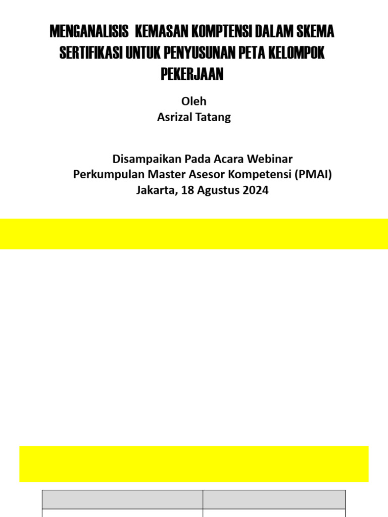 01. MENGIANALISIS KEMSAN KOMPETENSI SKEMA DAN PKP[1] | PDF