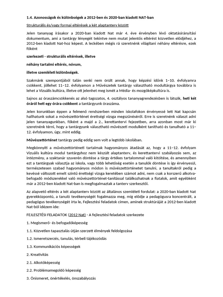 Viz - Kult Tananyag-1.4 | PDF