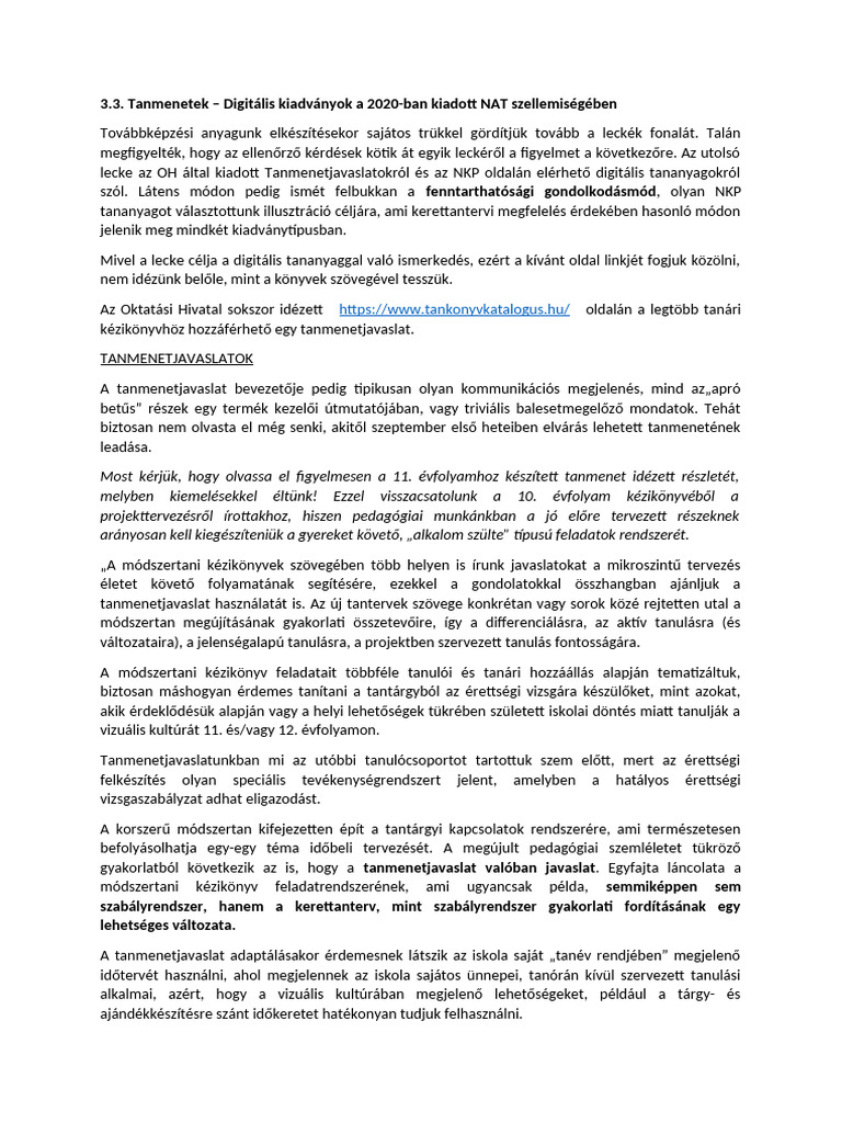 Viz - Kult Tananyag 3.3 | PDF