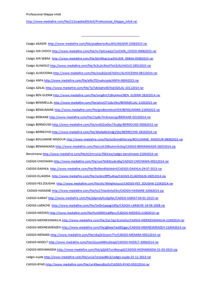 cadgis-maroc | PDF | Morocco