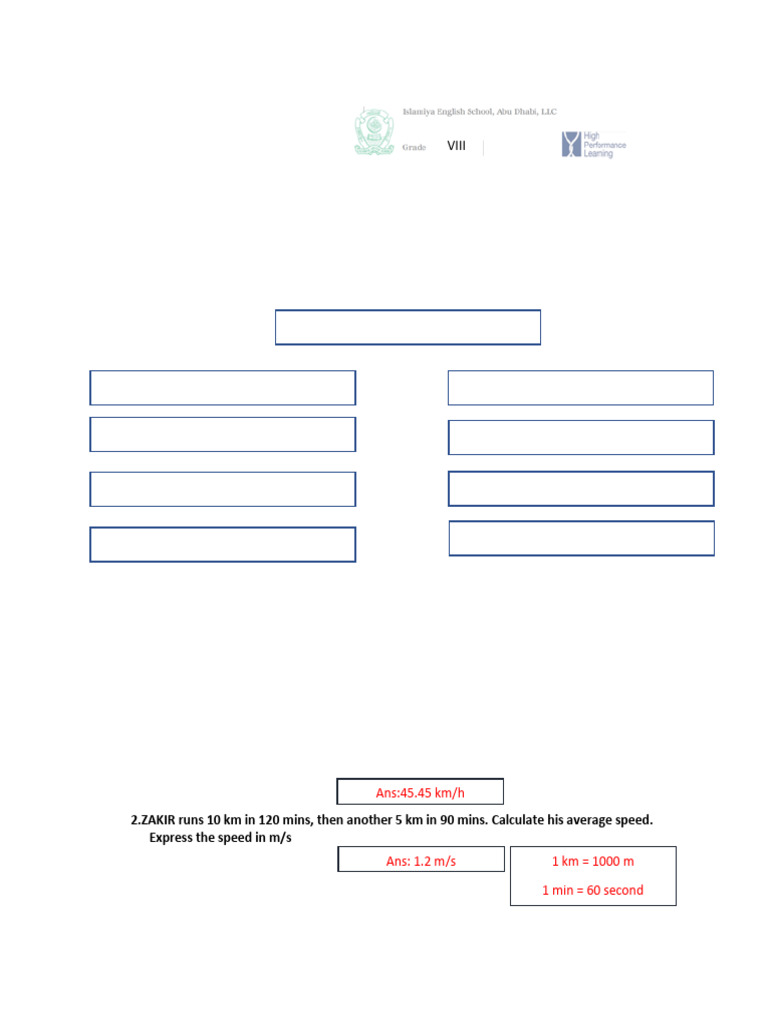 G7_Phy_Rev_Ws[1] | PDF | Force | Weight