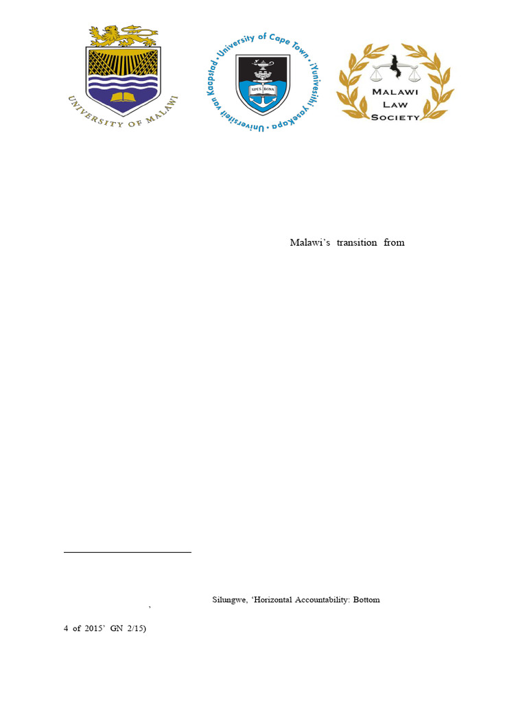 Reflections on Malawi's Constitution at 30 | PDF | Malawi | Governance