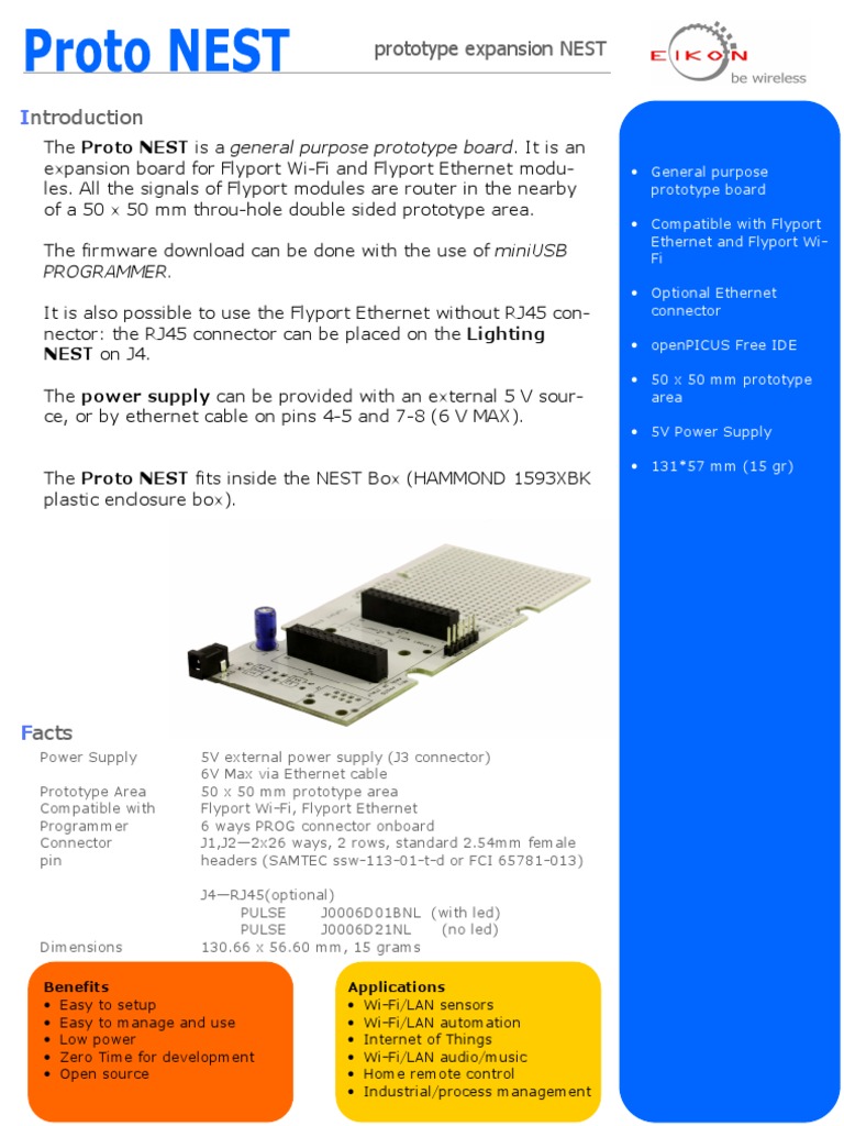 Proto NEST: General Purpose Prototype Board | PDF | Electrical ...