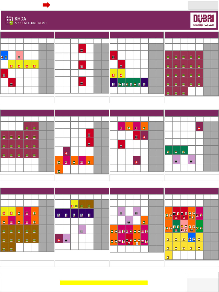 Academic Calendar 2024 25 | PDF