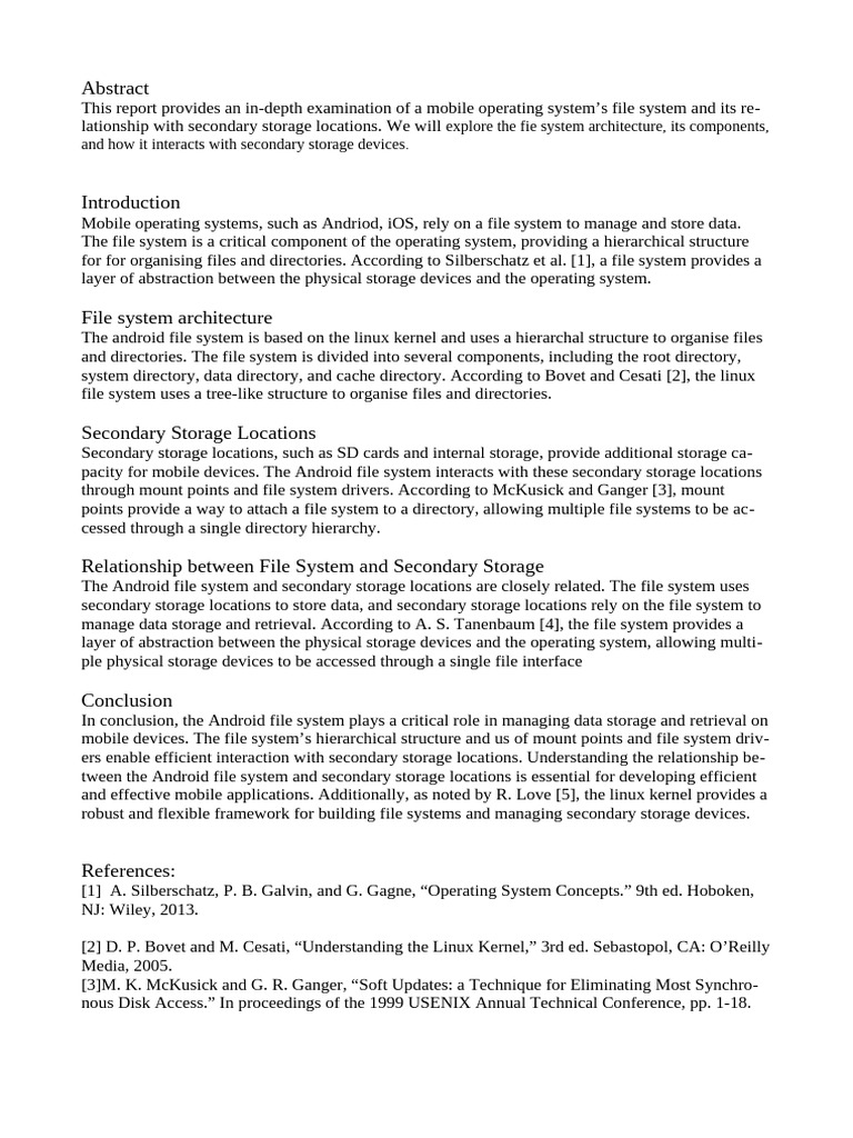 o Ssssss | PDF | File System | Operating System