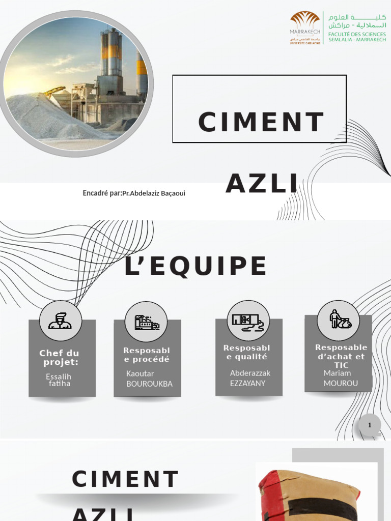 Projet de Ciment | PDF | Ciment | Six Sigma