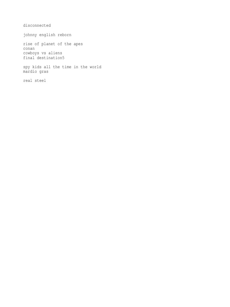 Movie Titles and Releases Overview | PDF