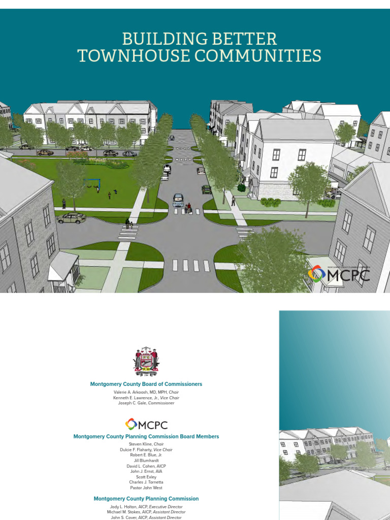 Guide to Designing Townhouse Communities | PDF | Sidewalk | Street
