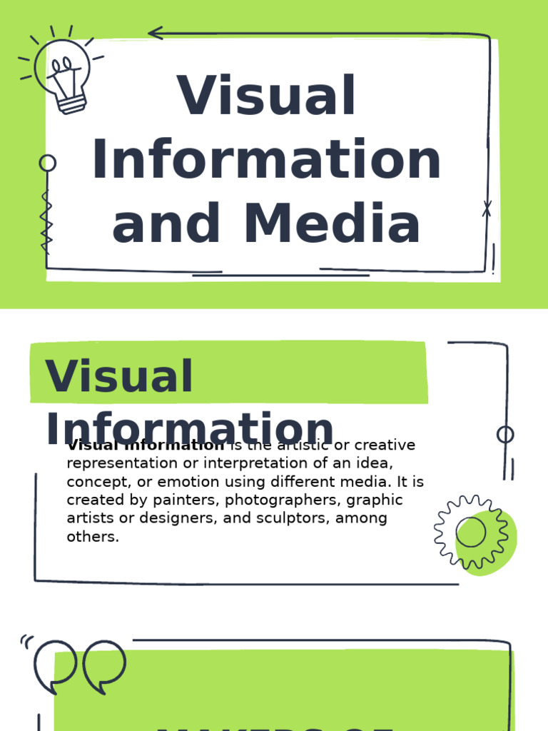 Types of Visual Information Explained | PDF | Paintings | Still Life