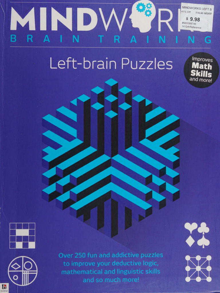 MindWorks Brain Training Left-Brain (Deductive + Numeric) Puzzles | PDF ...