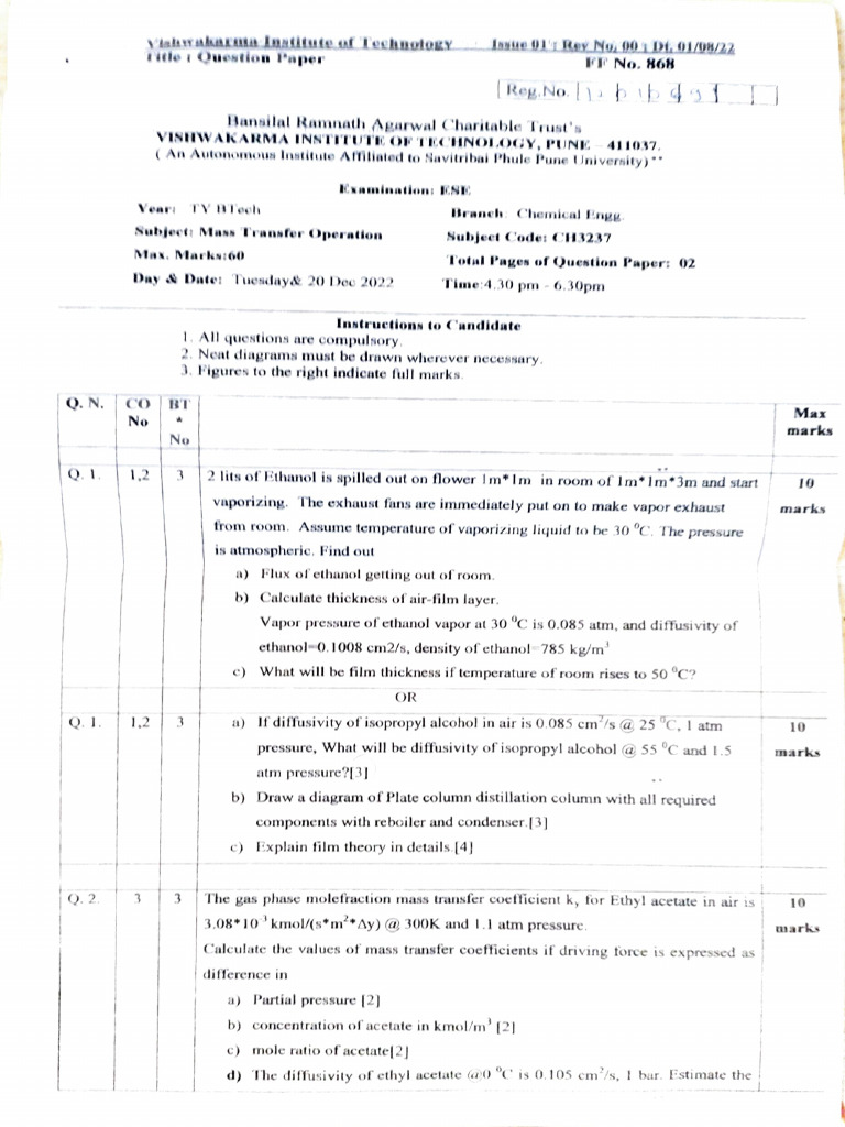 Mass Transfer Pdf Diffusion Crystallization