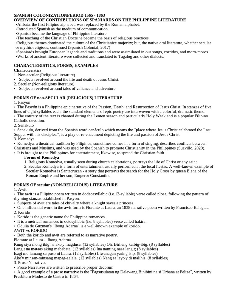 SPANISH-COLONIZATION-PERIOD | PDF | Philippines