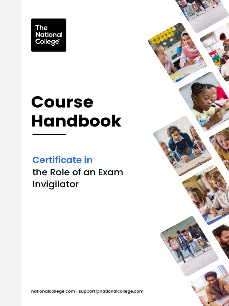 Certificate in The Role of An Exam Invigilator Supporting Documentation | PDF | Learning