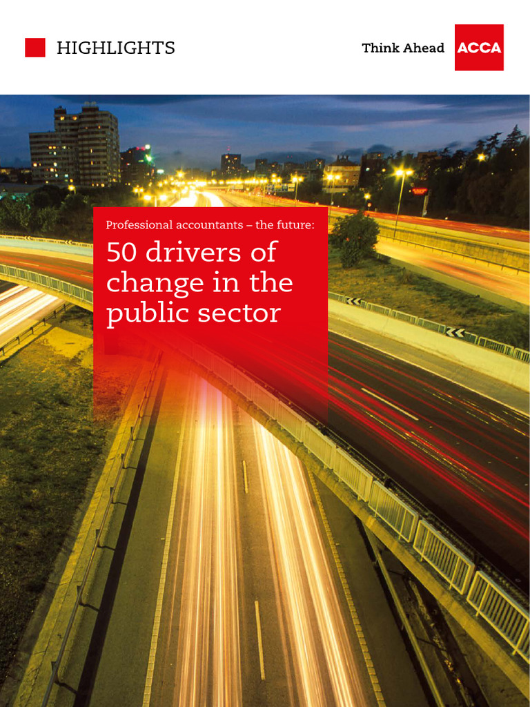 50 Drivers of Change in The Public Sector - Highlights | PDF ...