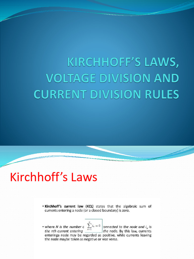 DC Network Theorem 2 | PDF