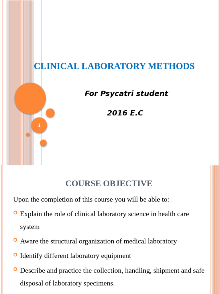 Chapte 1 Introduction to CLM | PDF | Sensitivity And Specificity ...