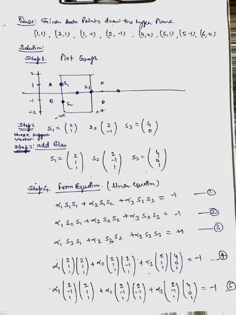 5 Svm Numerical | PDF