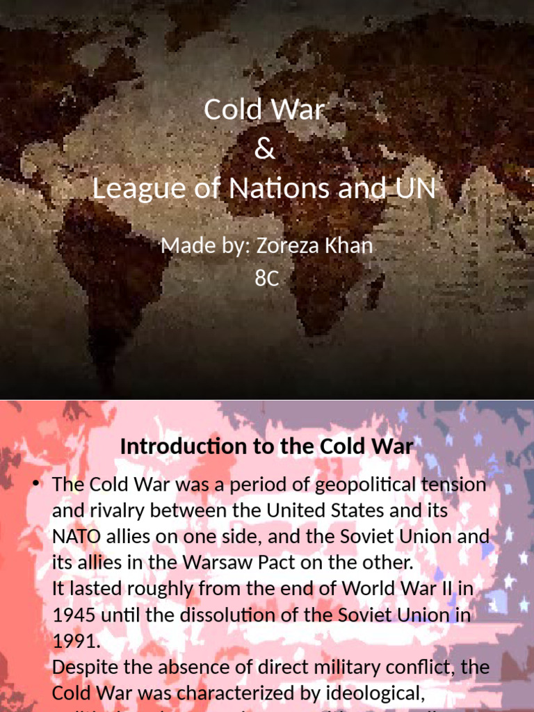 Cold War & League of Nations and UN | PDF | Cold War | United Nations