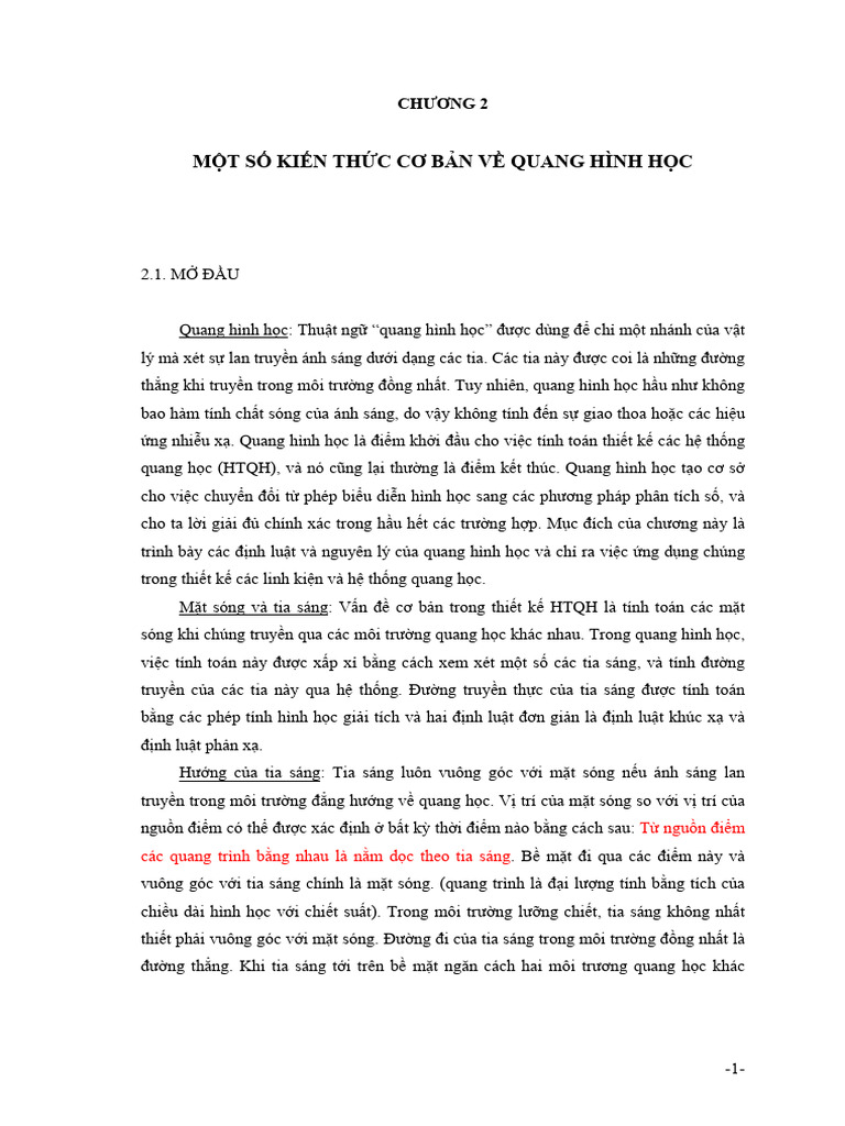 Optical Design | PDF