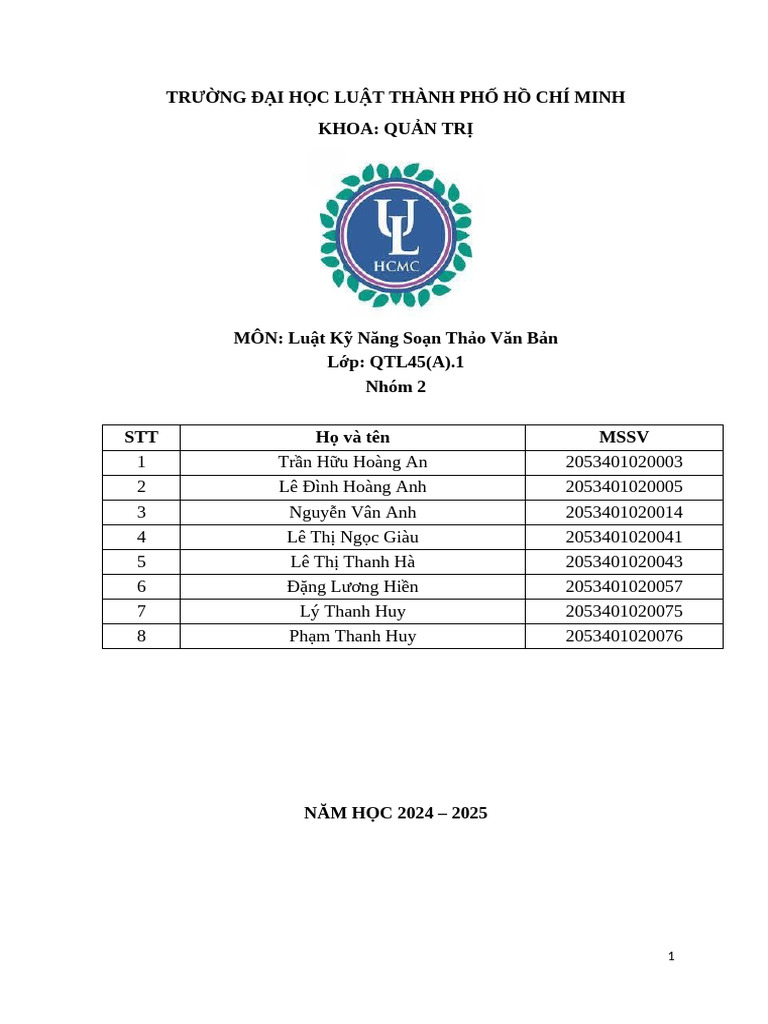 thảo luận KNSTVB CHƯƠNG 3 nhóm 2 | PDF