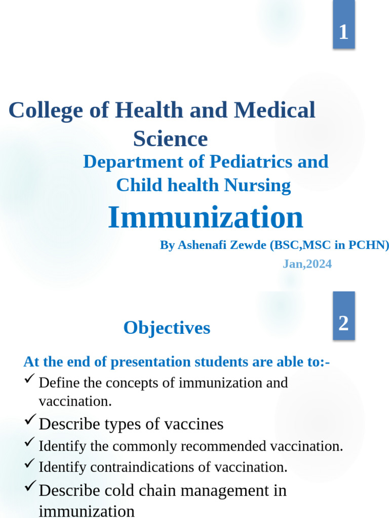 Immunization | PDF | Vaccines | Injection (Medicine)