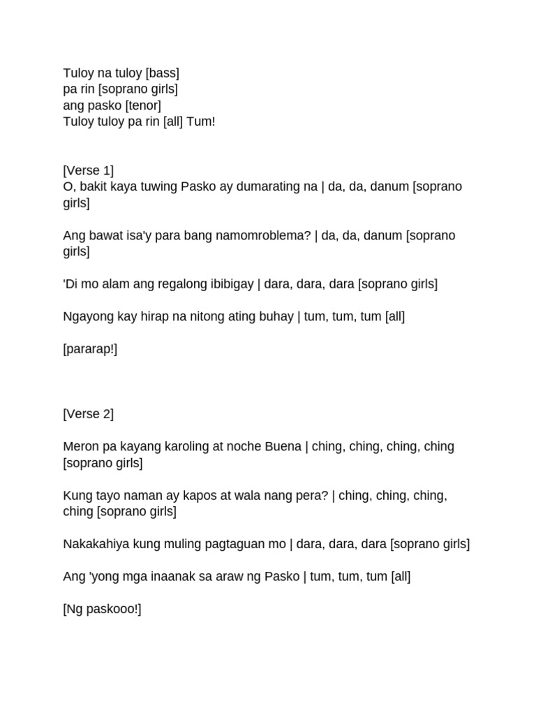 Himig-Pasko Banzon | PDF