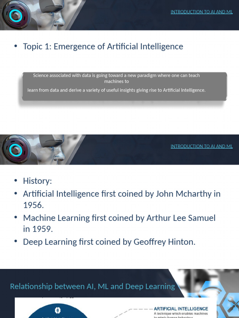 AI, ML, and Deep Learning Overview | PDF