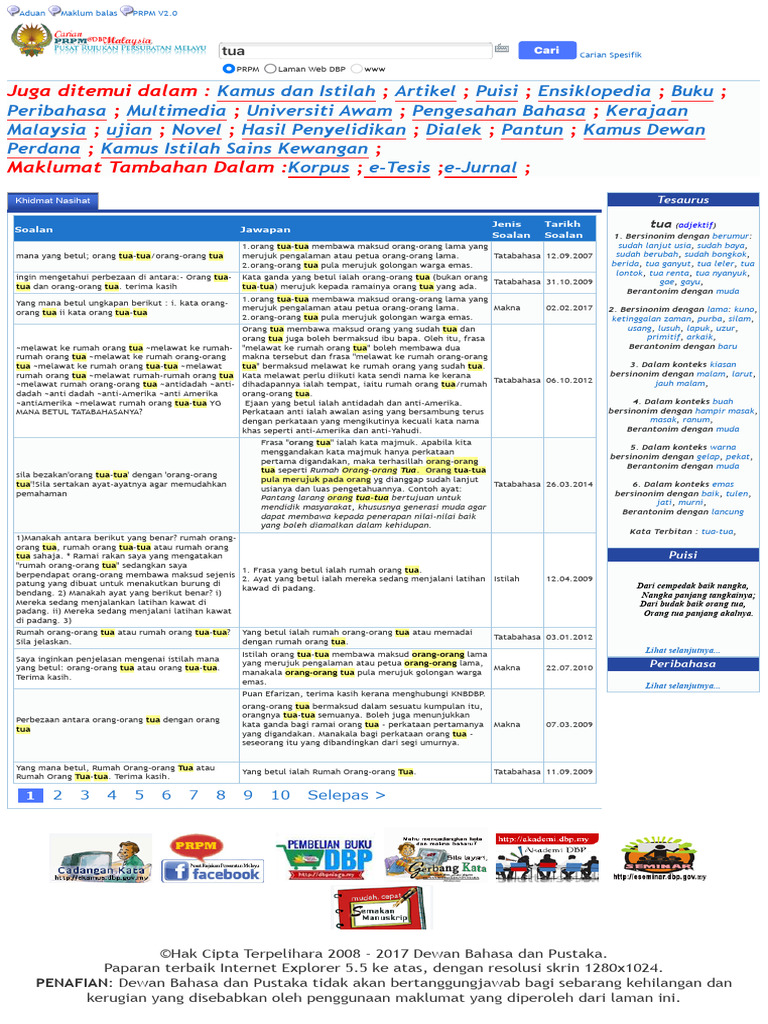 Pusat Rujukan Persuratan Melayu at DBP | PDF