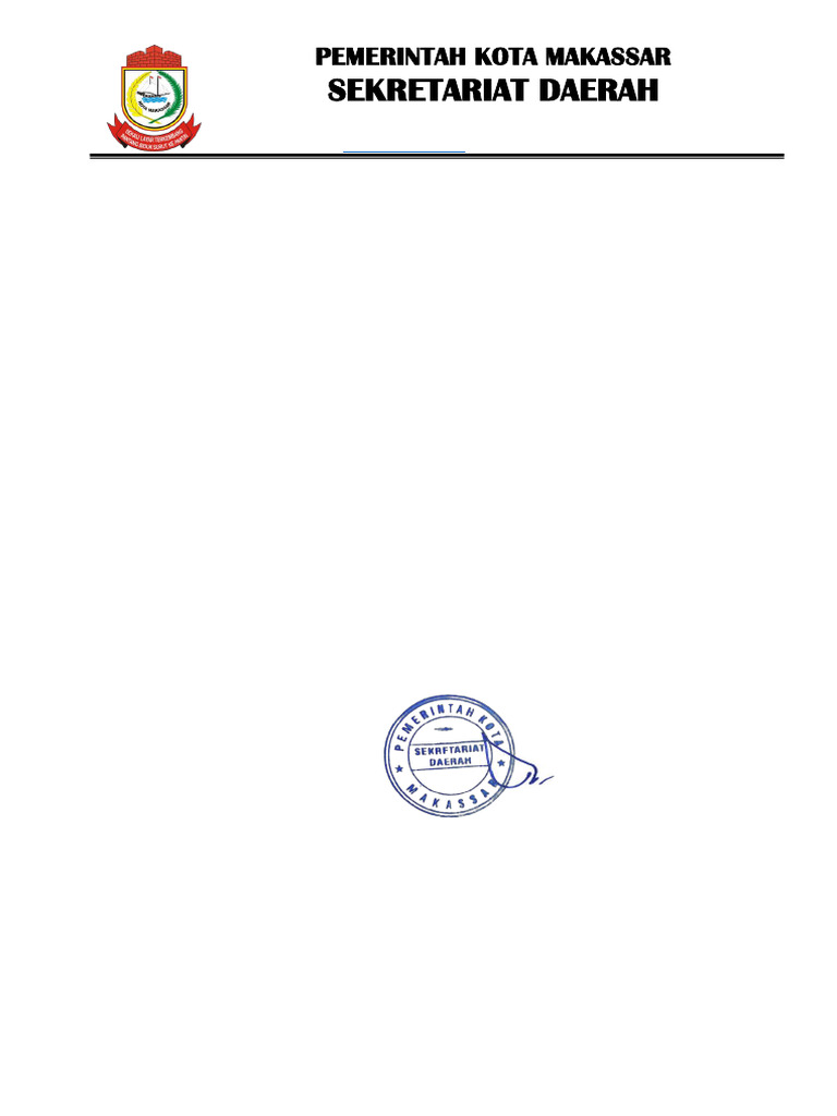 Surat Tata Naskah Dinas 2023 Makassar | PDF