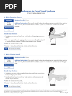 ROM Exercises For Hand and Wrist Patient Handout | PDF | Hand | Thumb
