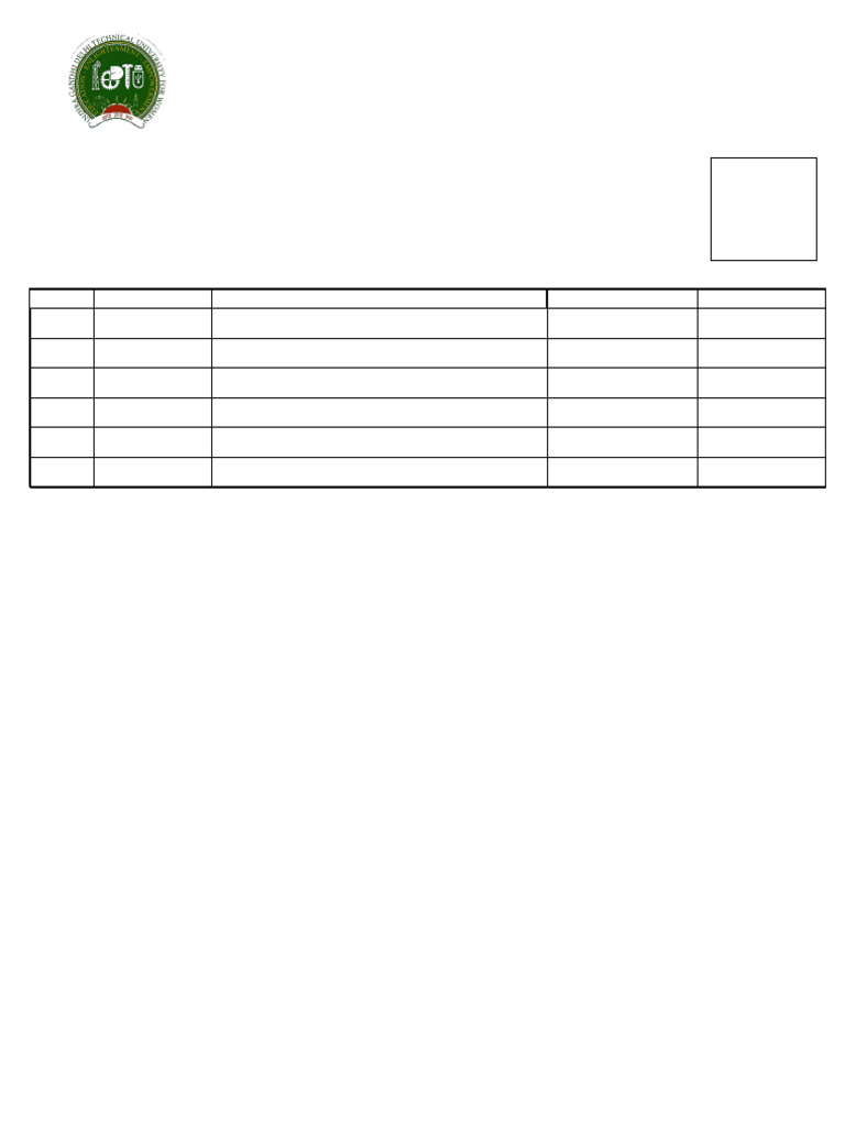 Exam Attendance Sheet 1 1 | PDF