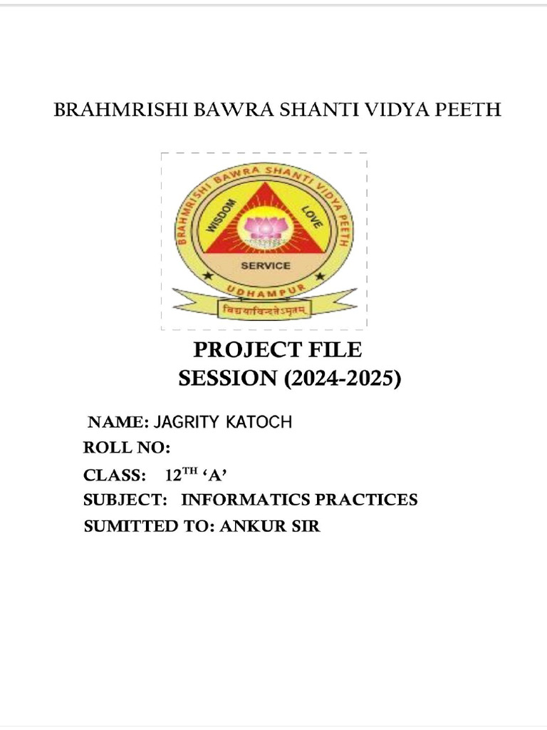 Ip File Class 12 Project On Topic Olympics | PDF