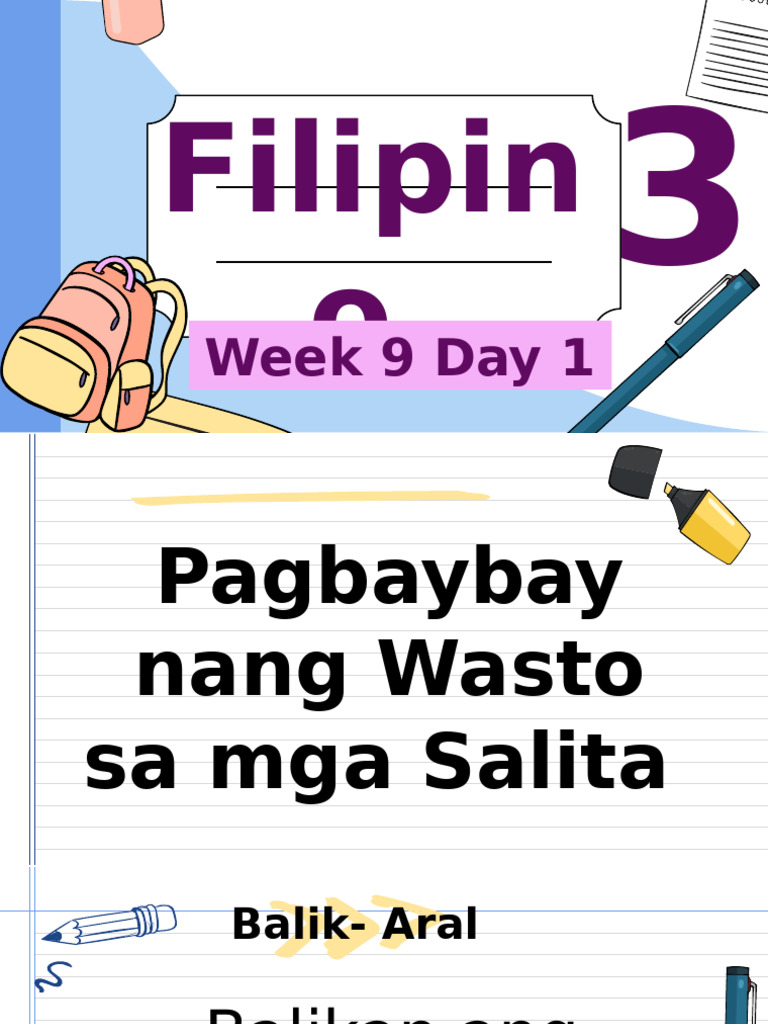 Fil3 Week 9 | PDF