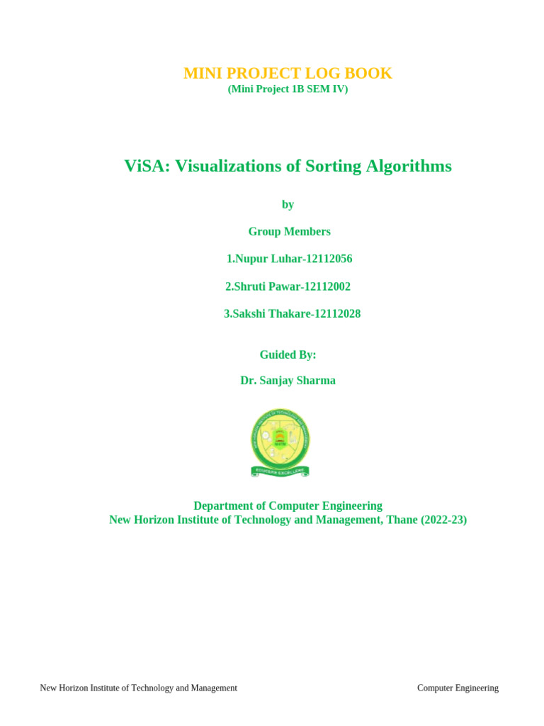 FINAL LOGBOOK | PDF | Software Engineering | Computer Science