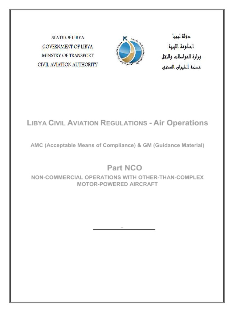 Lycar Air Ops Amc GM Part Nco Amendment 3 Dec19 | PDF | Instrument ...