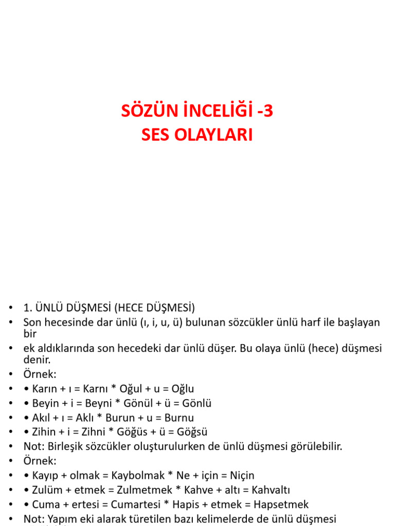 Ses Olaylari PDF | PDF