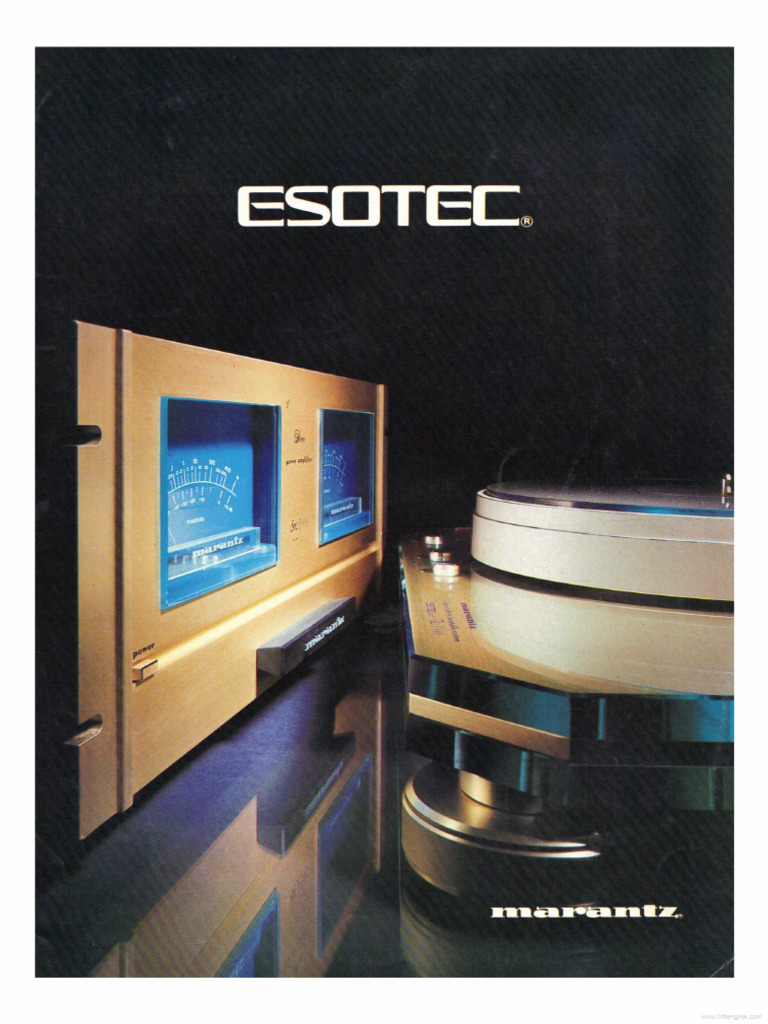 Hfe Marantz Esotec Catalog FR | PDF
