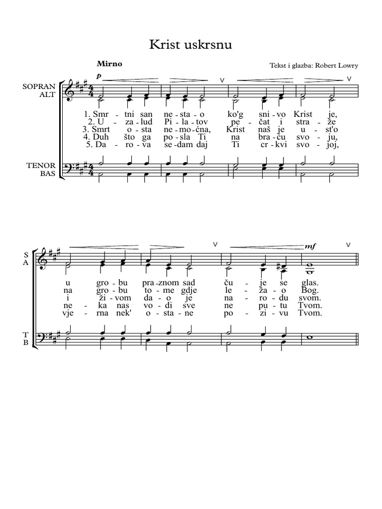 Krist Uskrsnu | PDF