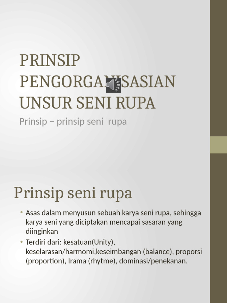 PRINSIP seni rupa | PDF