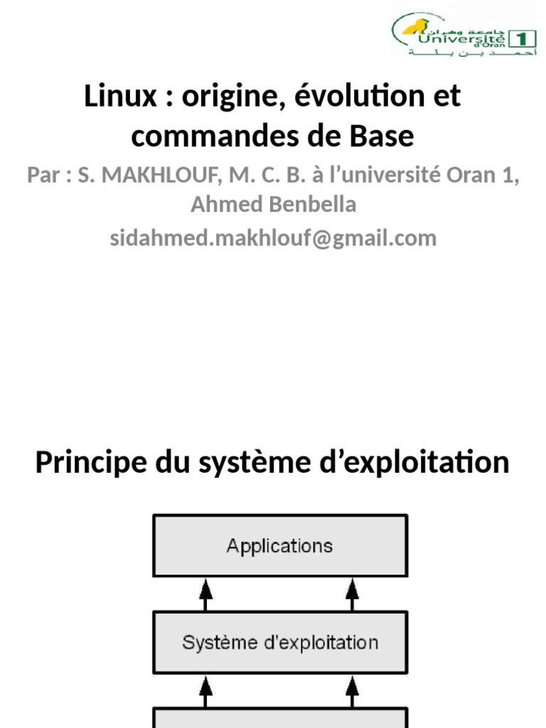 Les_commandes_de_base_de_Linux(1) | PDF | Linux | Informatique