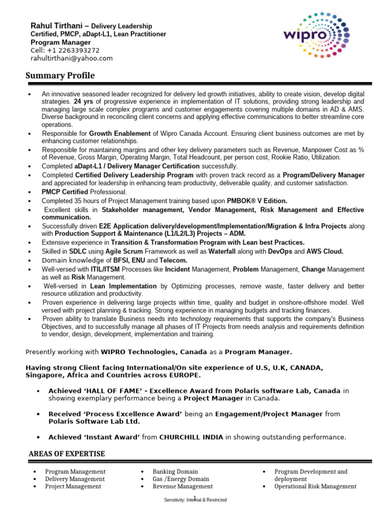 Rahuls_Profile | PDF | Cloud Computing | Software Development Process