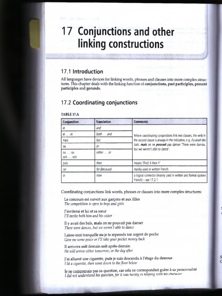 French Conjunctions Guide | PDF | Grammatical Tense | Linguistics