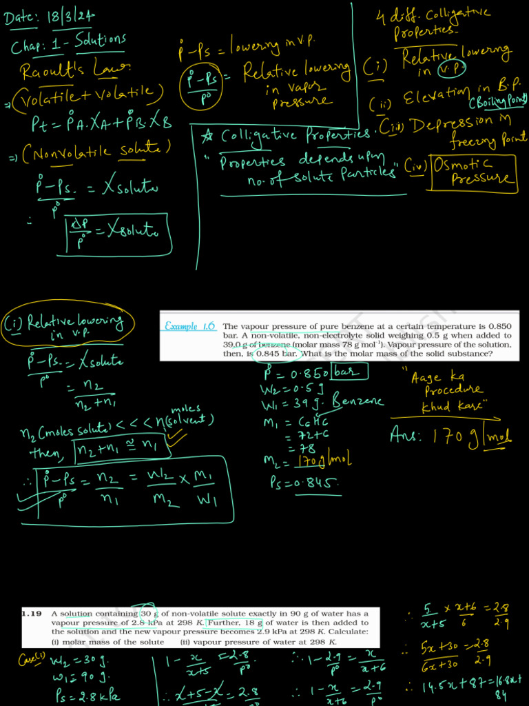Colligative Property | PDF