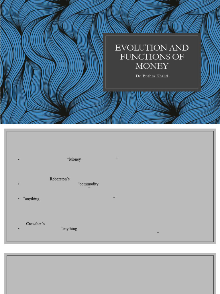Understanding Money's Role | PDF | Money | Money Supply