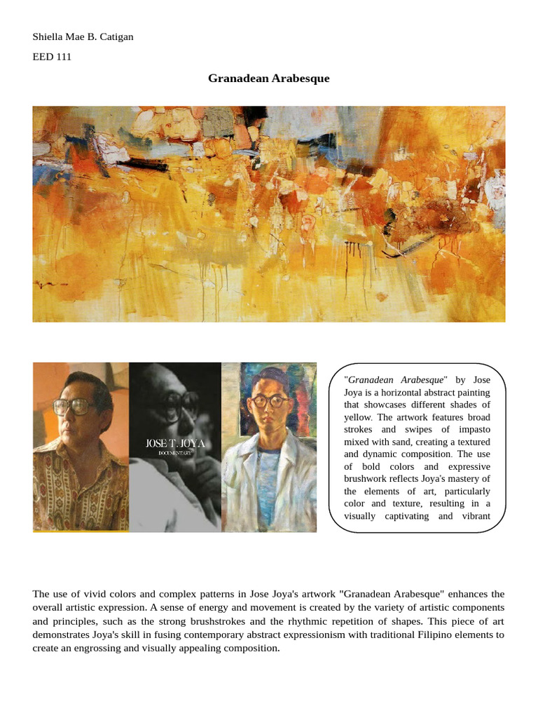 artwork | PDF | Composition (Visual Arts) | The Arts