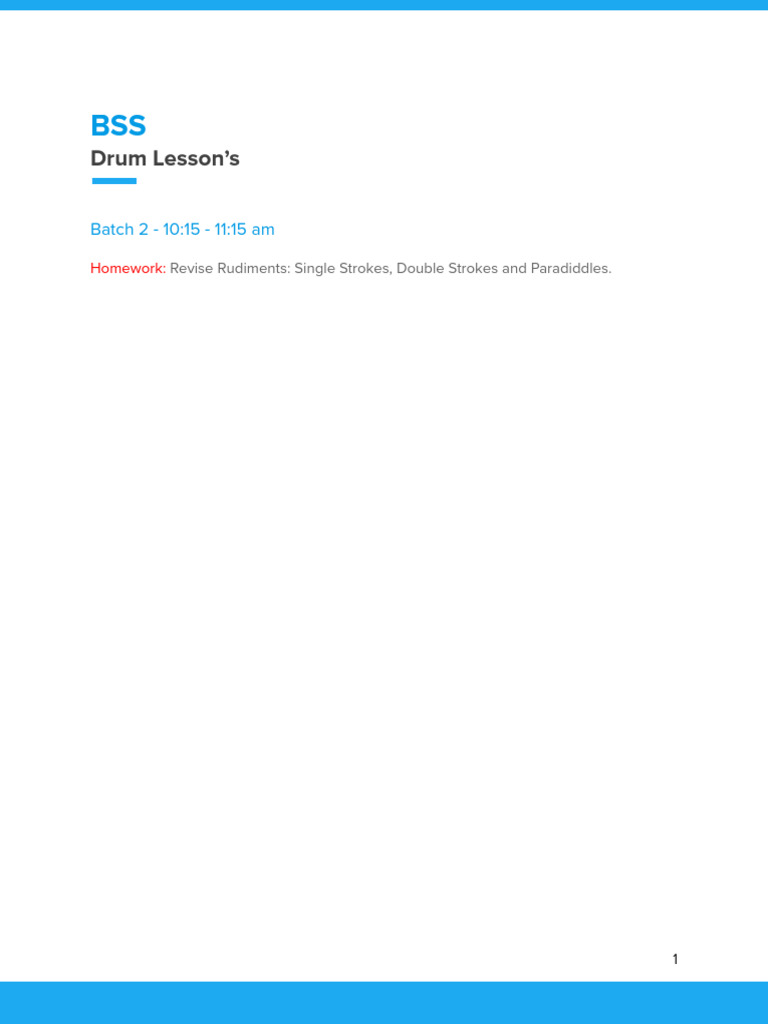 BSS Batch 2 - 1015 To 1115am | PDF